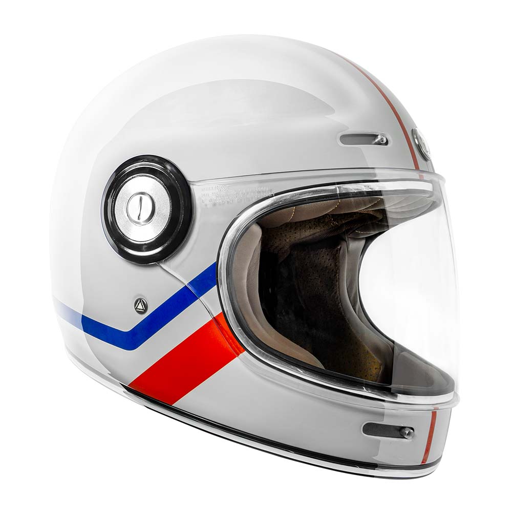 Torc Newport Motorcycle Full Face Helmets Retro / Medium Oval / Dot ...