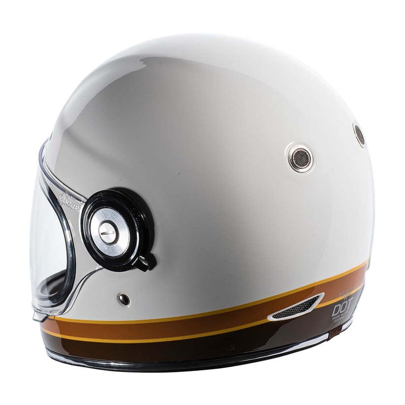 Torc Helmets - Newport Iso Bars Retro Full Face Motorcycle Helmet | DOT ...