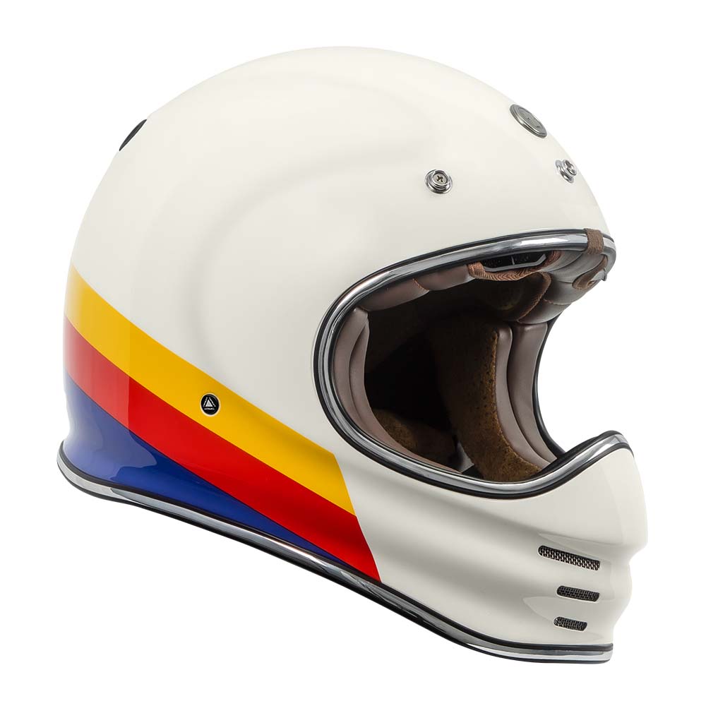 TORC Baja Full Face Retro Moto Helmet Full Tree
